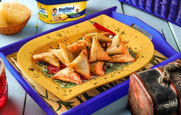 Potato & Cheese Samosas